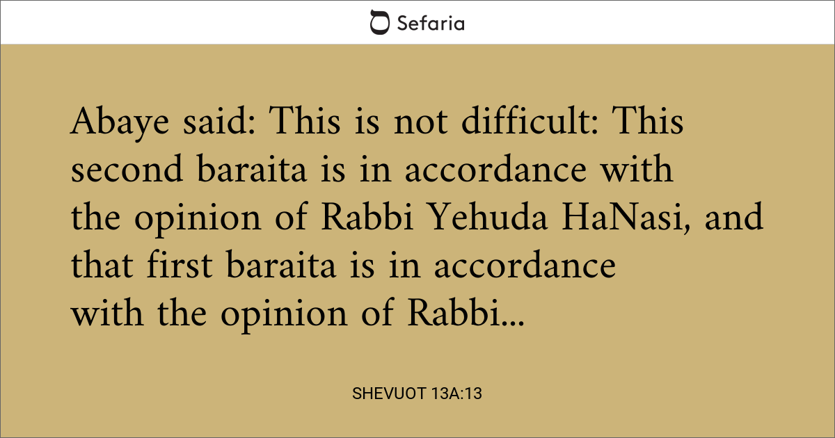 Shevuot 13a:13