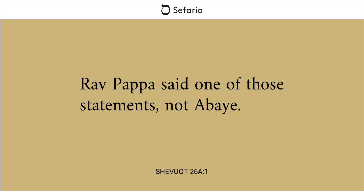Shevuot 26a:1