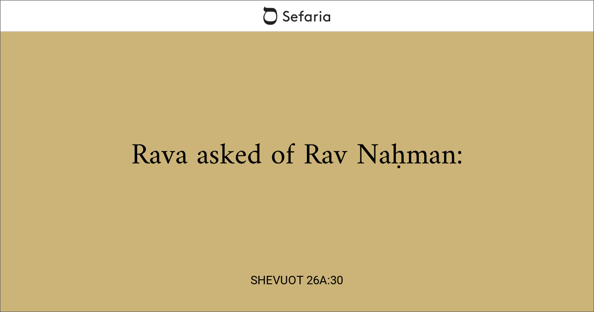 Shevuot 26a:30