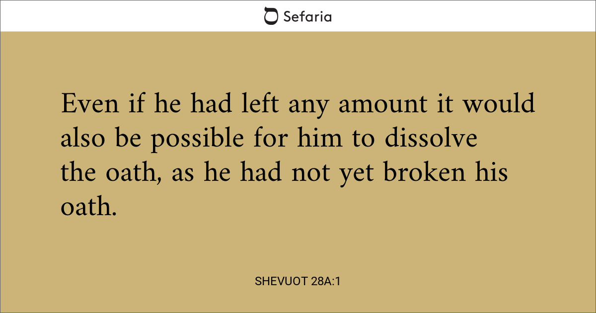 Shevuot 28a:1