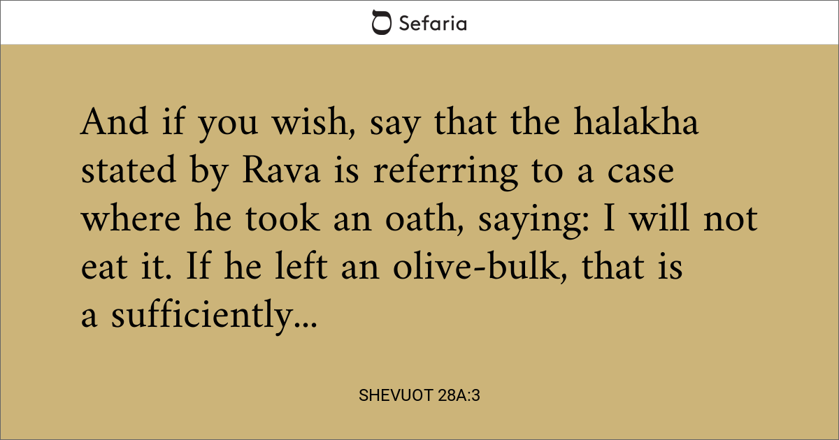 Shevuot 28a:3