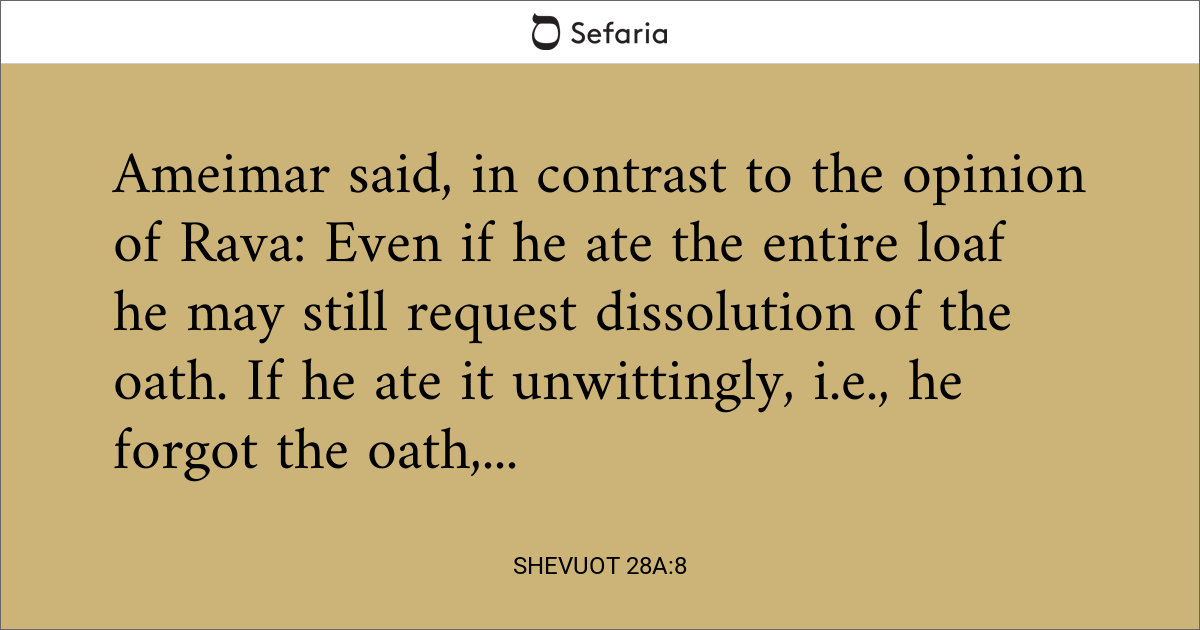 Shevuot 28a:8