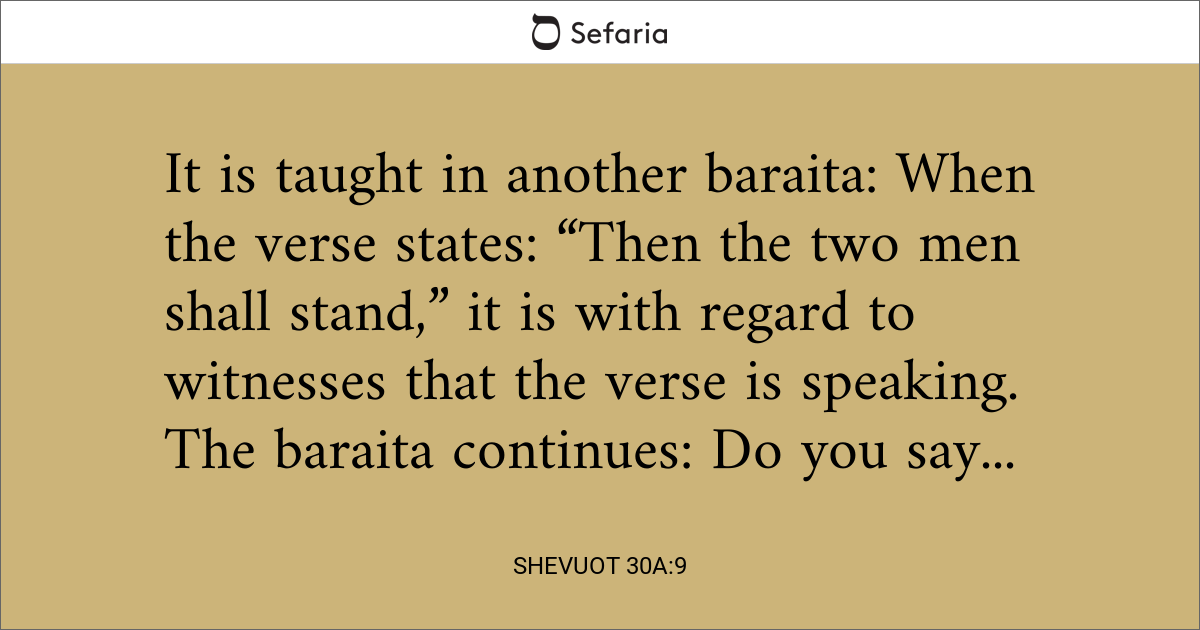 Shevuot 30a:9