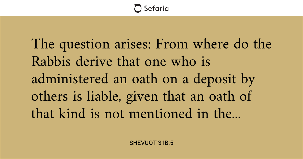Shevuot 31b:5
