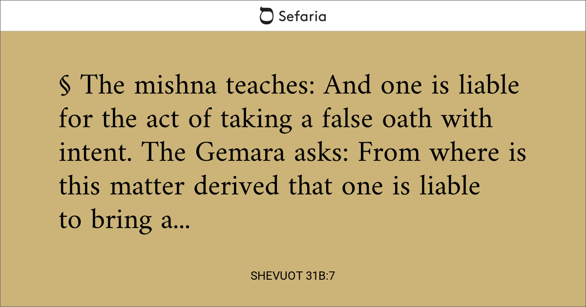 Shevuot 31b:7