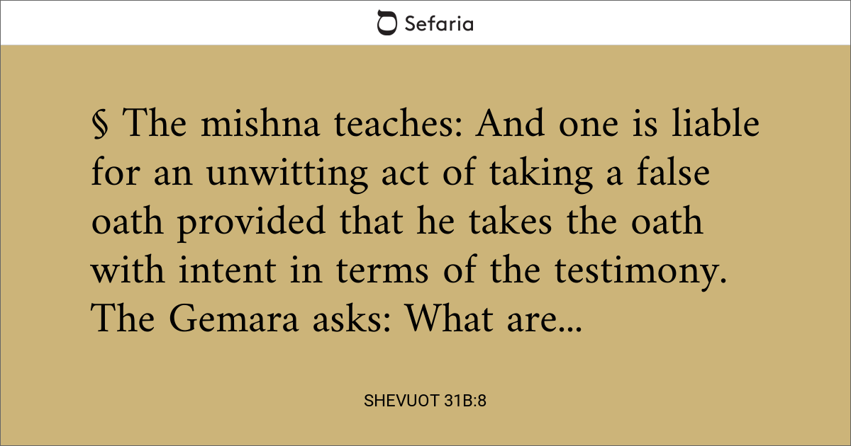 Shevuot 31b:8