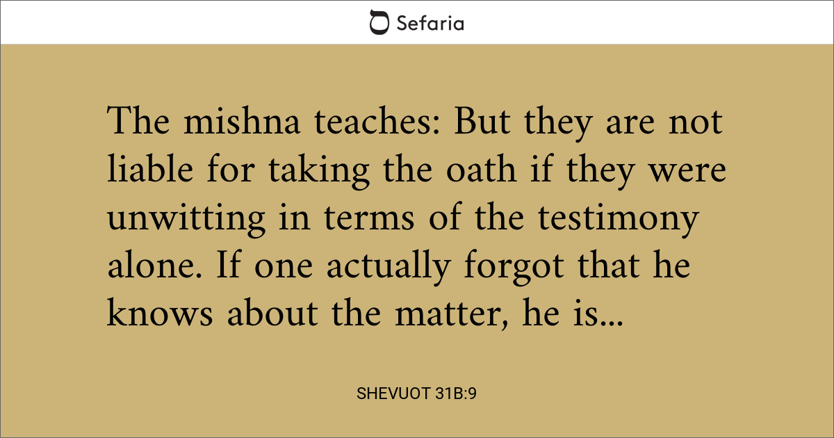 Shevuot 31b:9