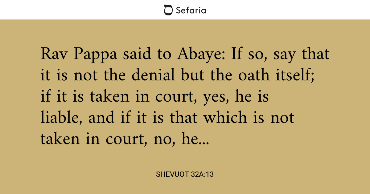 Shevuot 32a:13