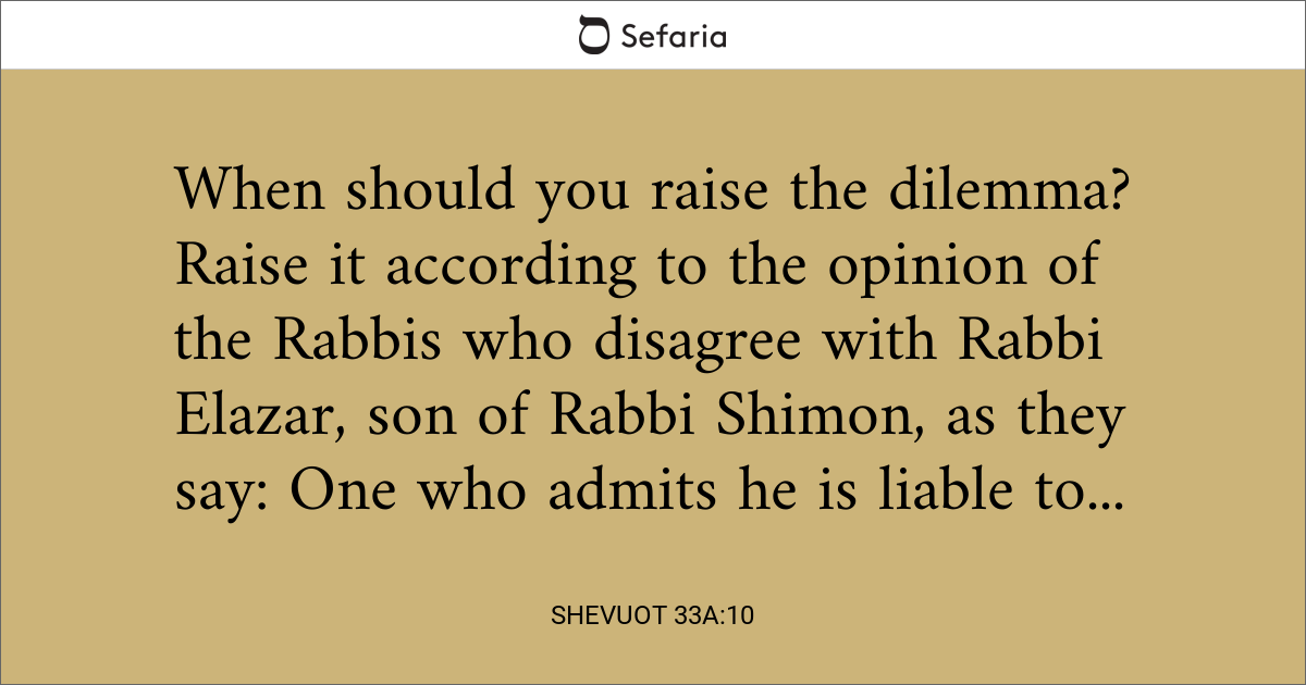 Shevuot 33a:10