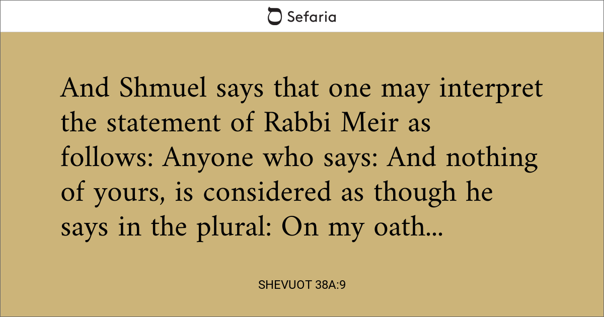 Shevuot 38a:9