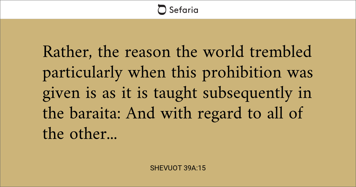 Shevuot 39a:15