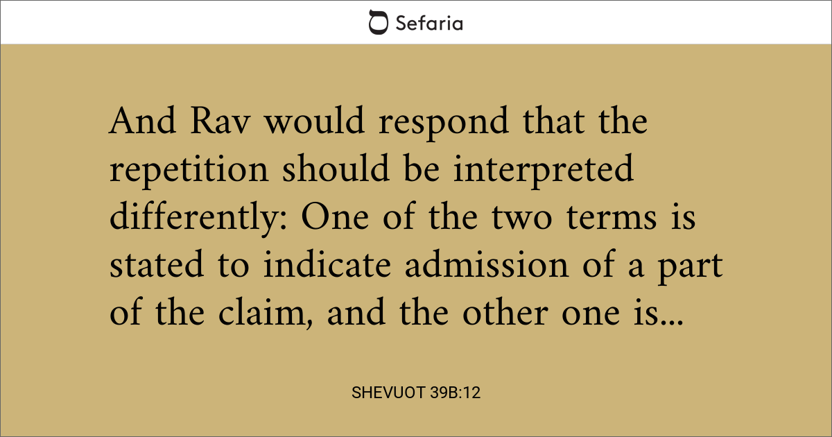 Shevuot 39b:12