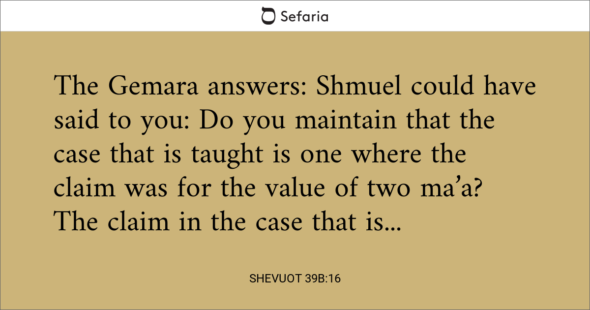 Shevuot 39b:16