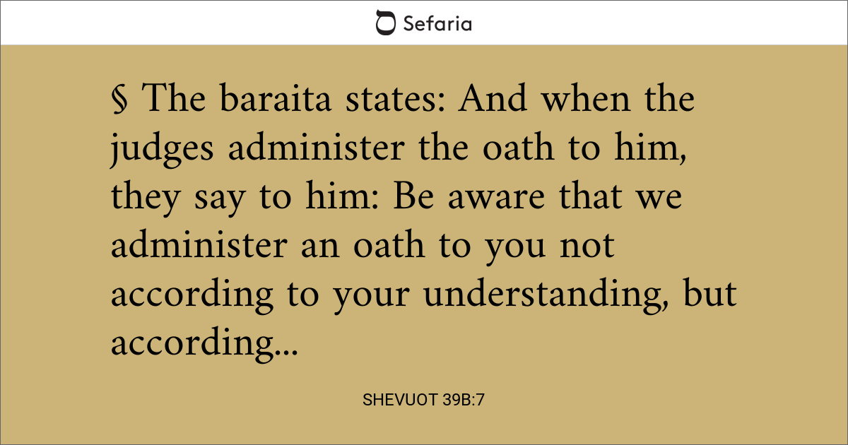 Shevuot 39b:7