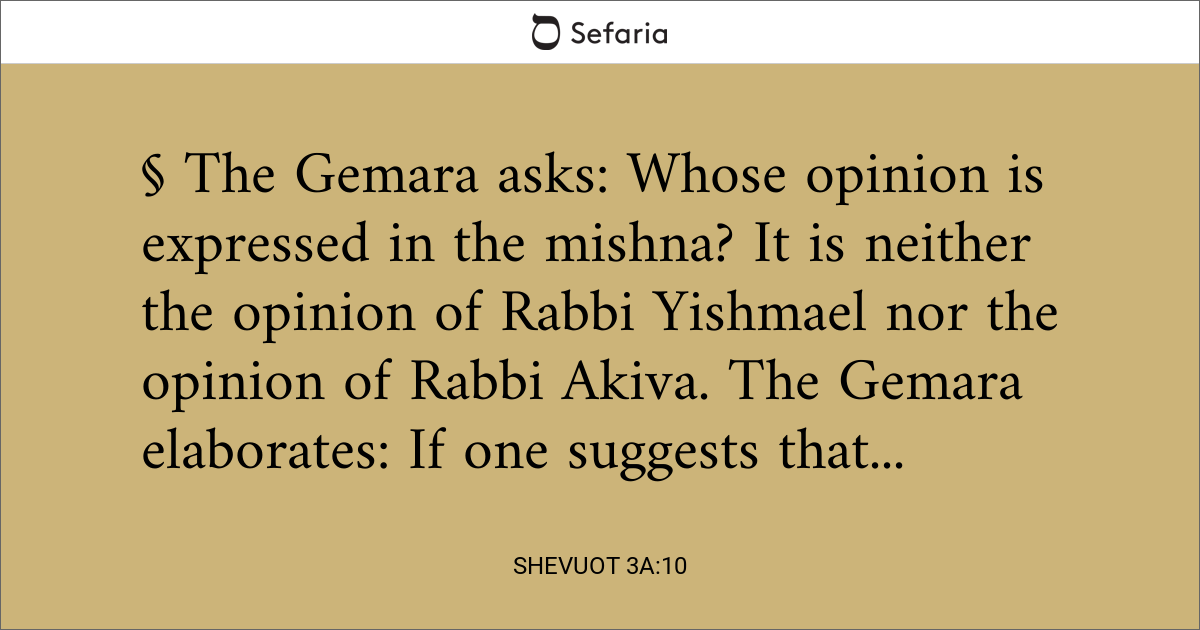 Shevuot 3a:10