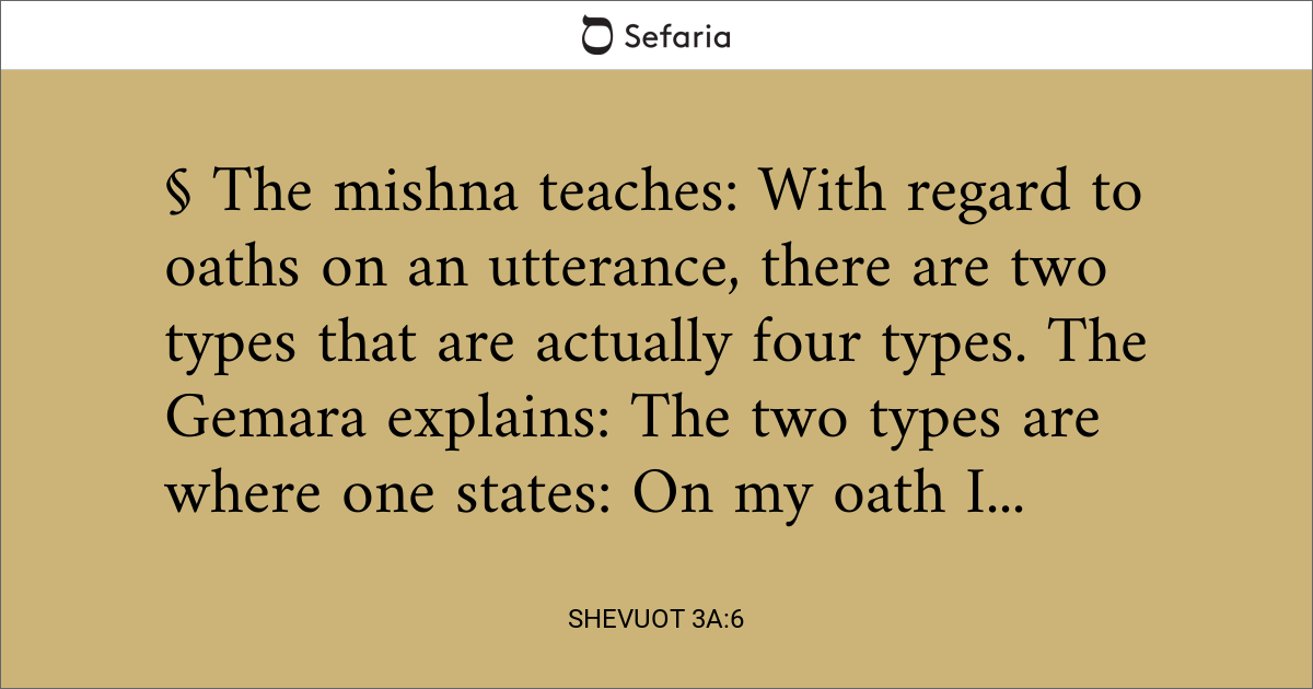 Shevuot 3a:6