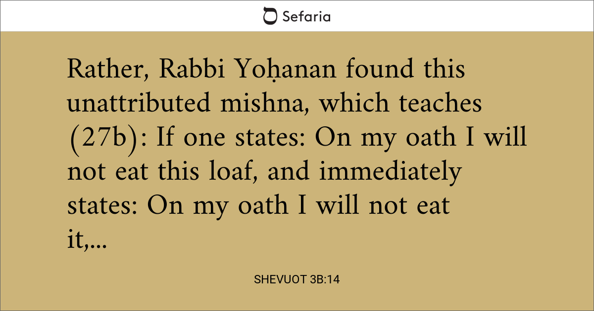 Shevuot 3b:14