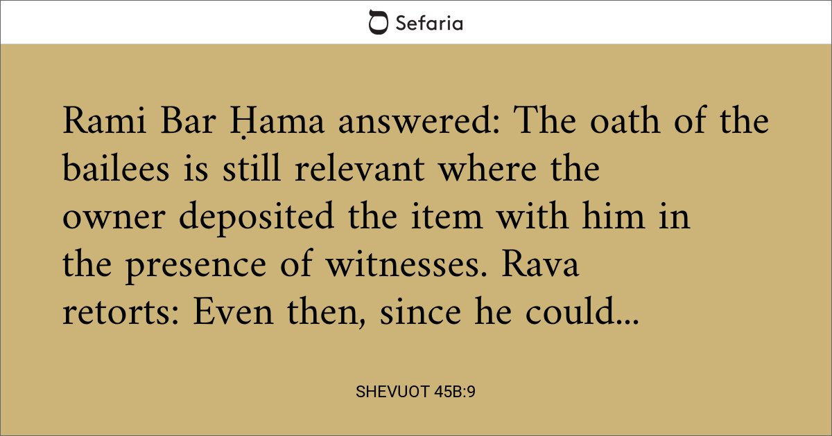 Shevuot 45b:9