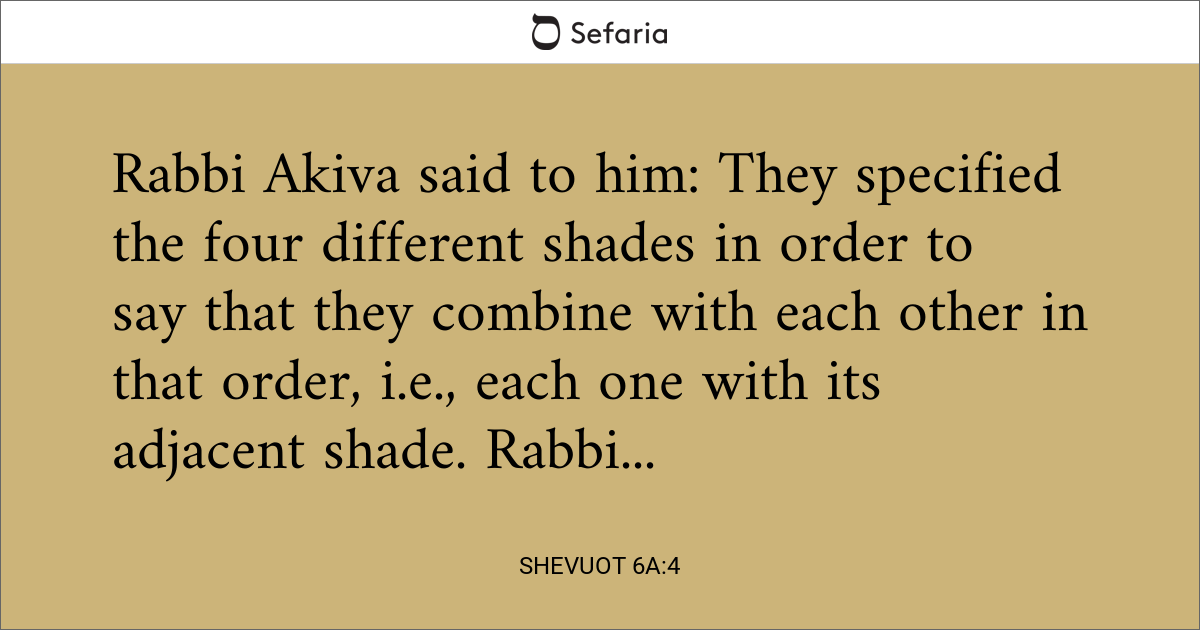 Shevuot 6a:4