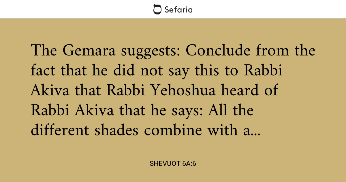Shevuot 6a:6