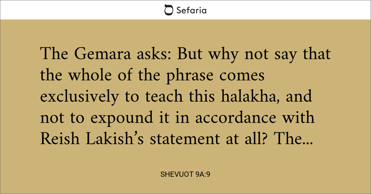 Shevuot 9a:9