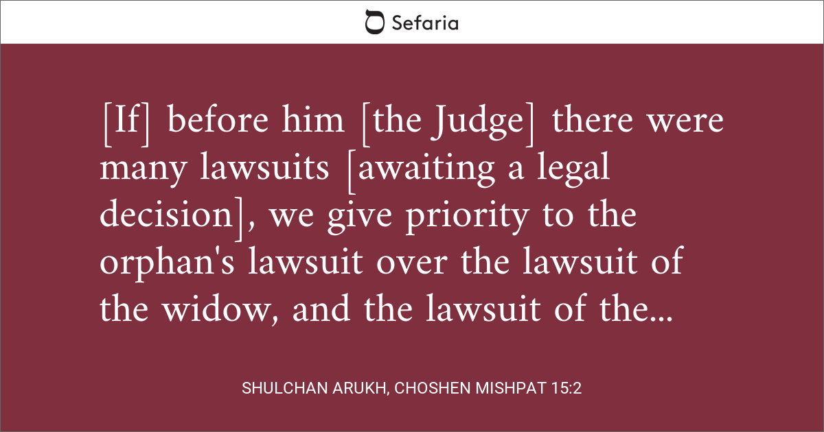 Shulchan Arukh, Choshen Mishpat 15:2