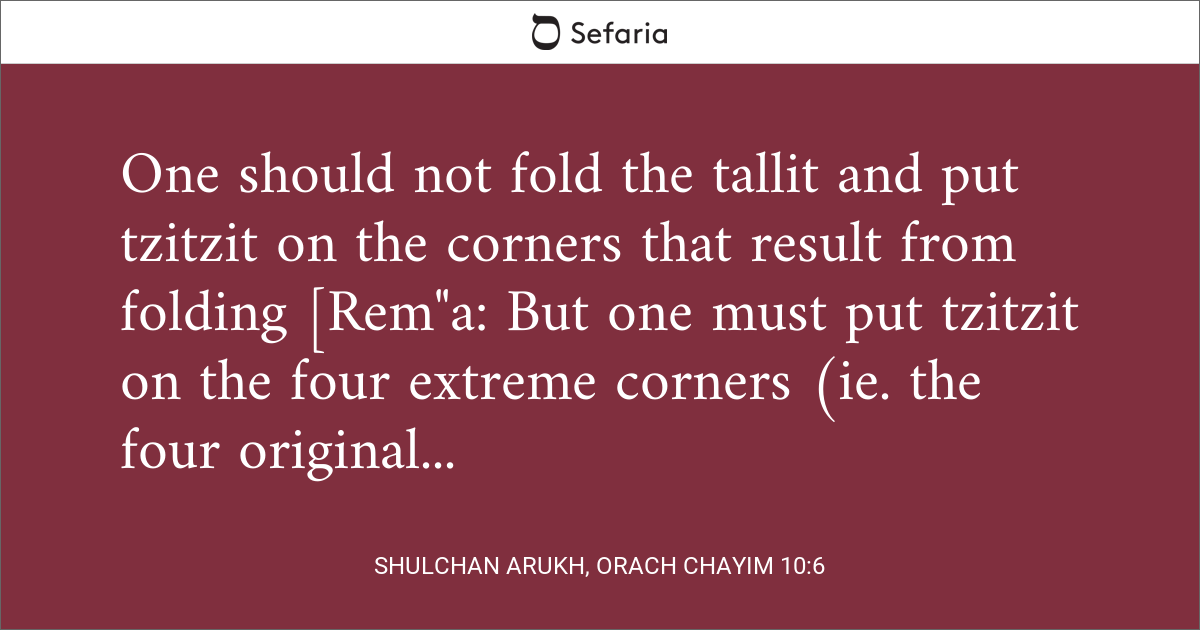 Shulchan Arukh, Orach Chayim 10:6