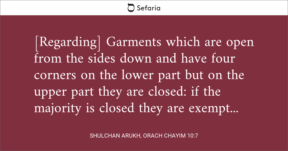 Shulchan Arukh, Orach Chayim 10:7