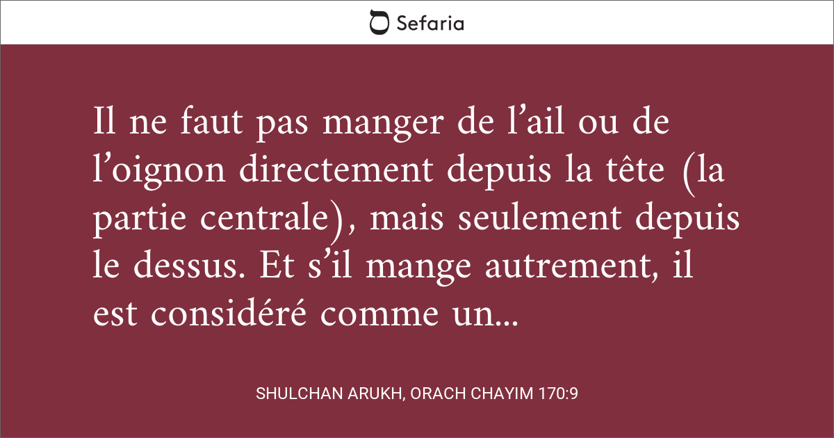 Shulchan Arukh, Orach Chayim 170:9