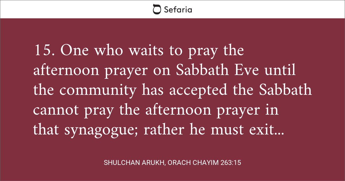 Shulchan Arukh, Orach Chayim 263:15