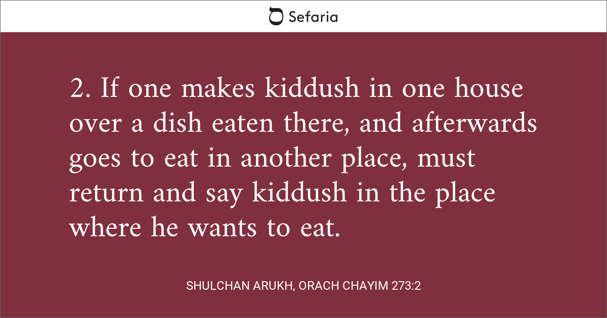 Shulchan Arukh, Orach Chayim 273:2
