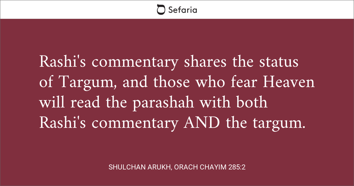 Shulchan Arukh, Orach Chayim 285:2