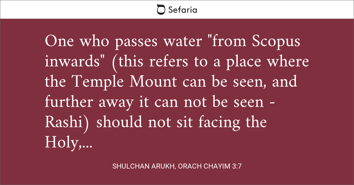 Shulchan Arukh, Orach Chayim 3:7