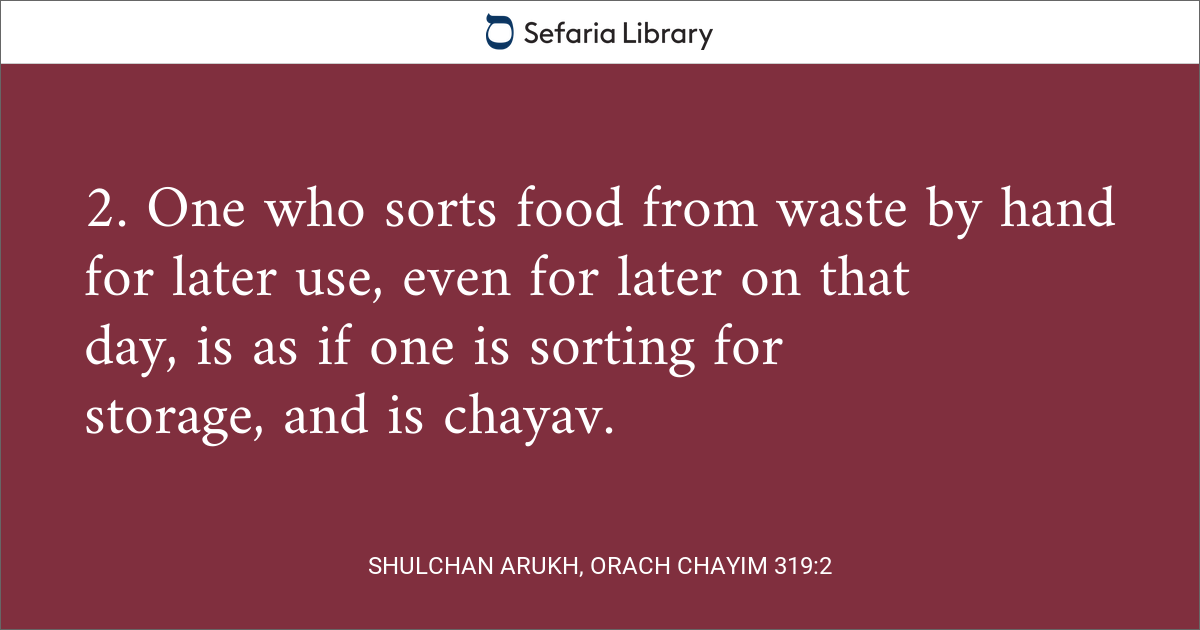Shulchan Arukh, Orach Chayim 319:2 | Sefaria Library