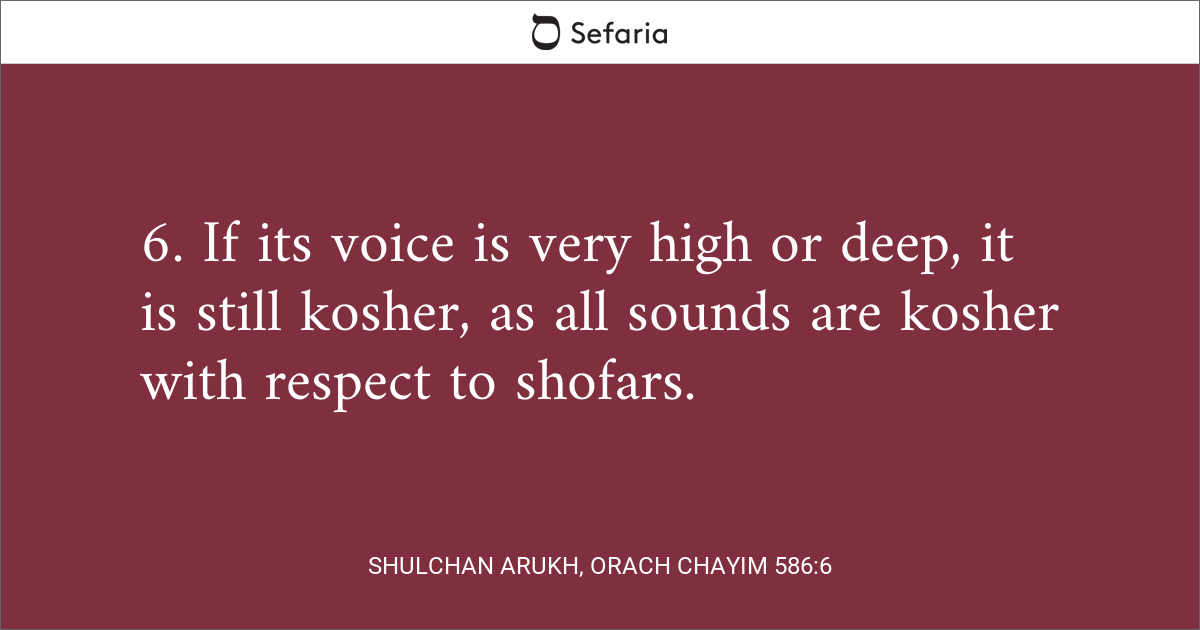 Shulchan Arukh, Orach Chayim 586:6