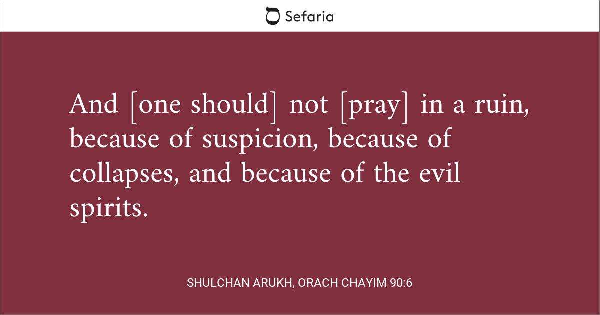 Shulchan Arukh, Orach Chayim 90:6