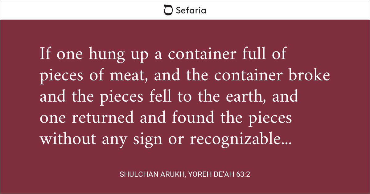 Shulchan Arukh, Yoreh De'ah 63:2