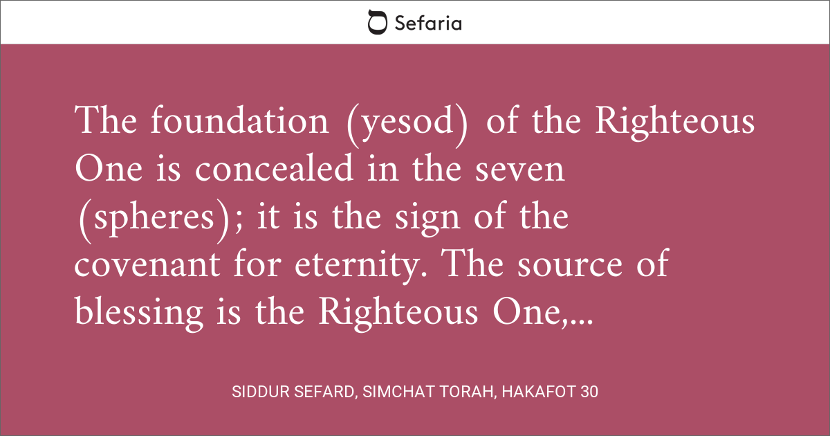 Siddur Sefard, Simchat Torah, Hakafot 30