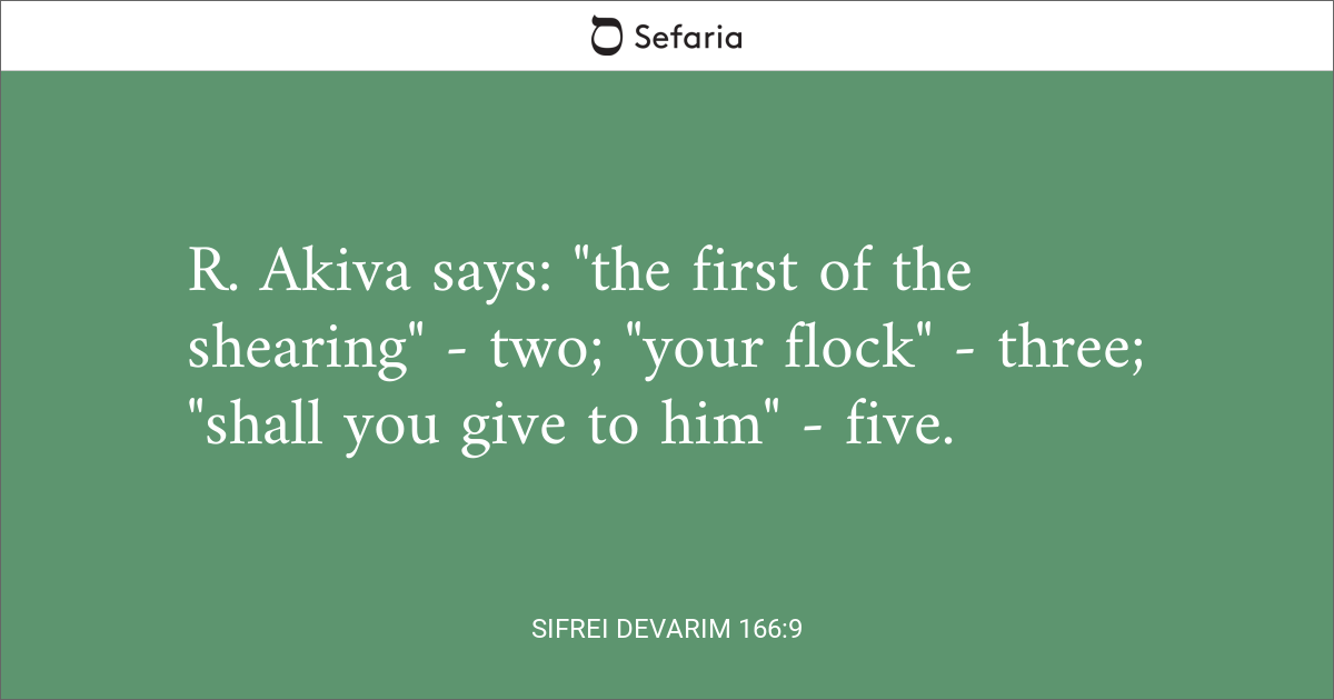 Sifrei Devarim 166:9