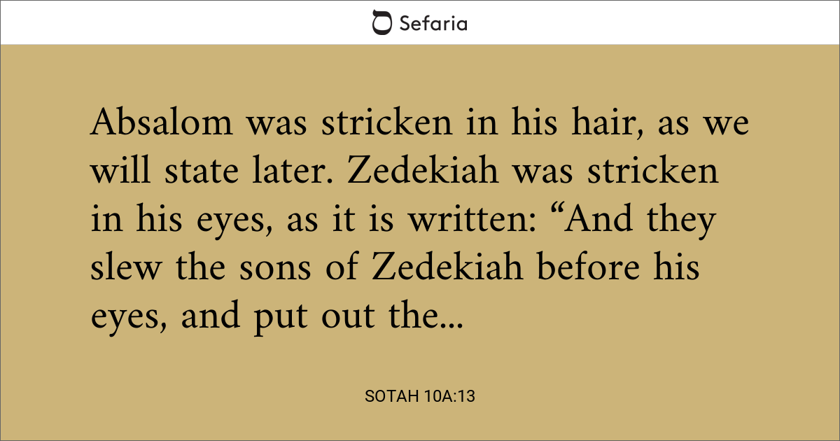 Sotah 10a:13