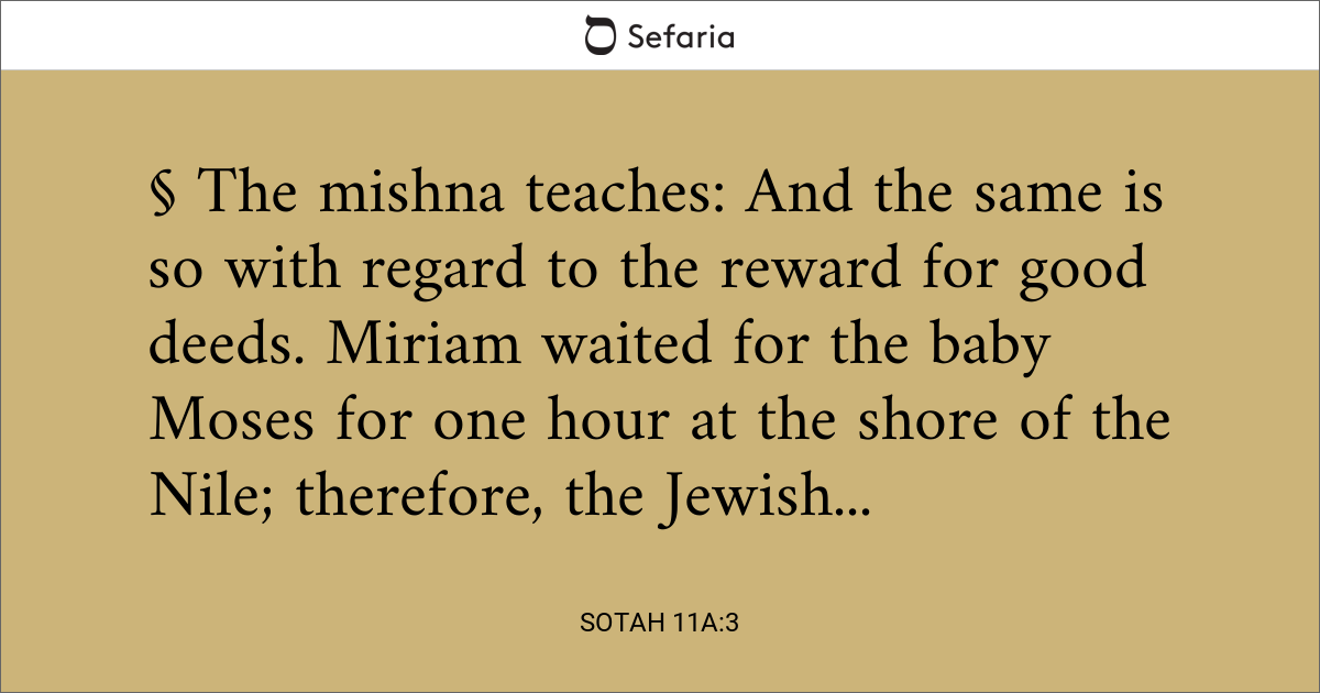 Sotah 11a:3