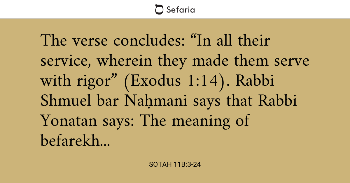 Sotah 11b:3-24