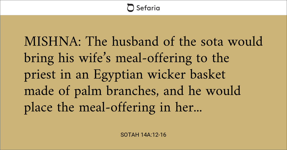 Sotah 14a:12-16