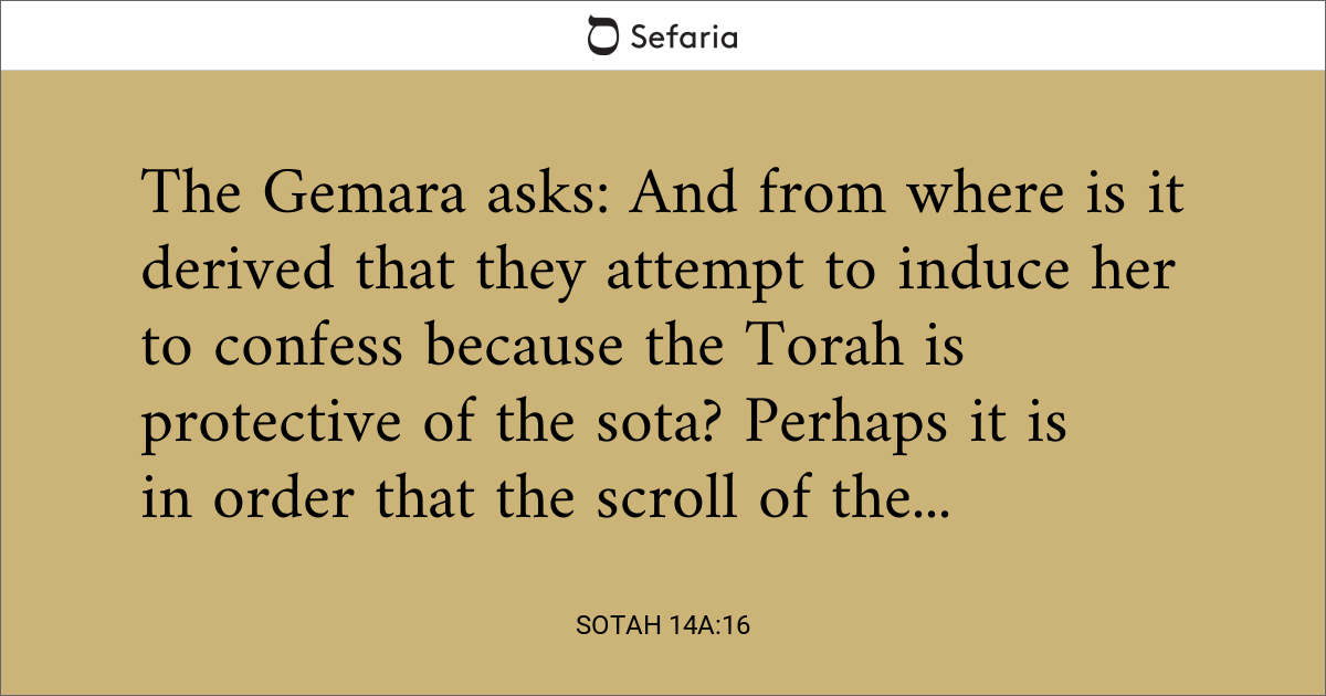 Sotah 14a:16