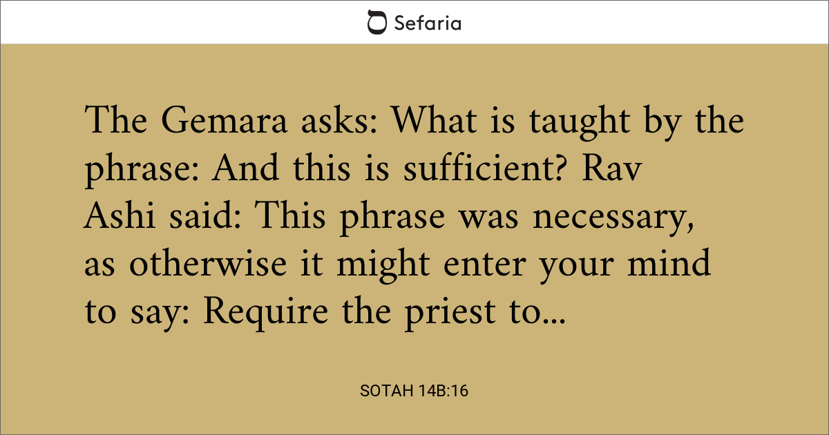 Sotah 14b:16