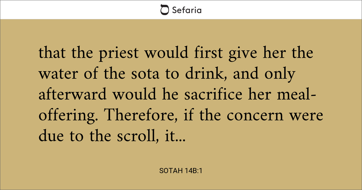 Sotah 14b:1