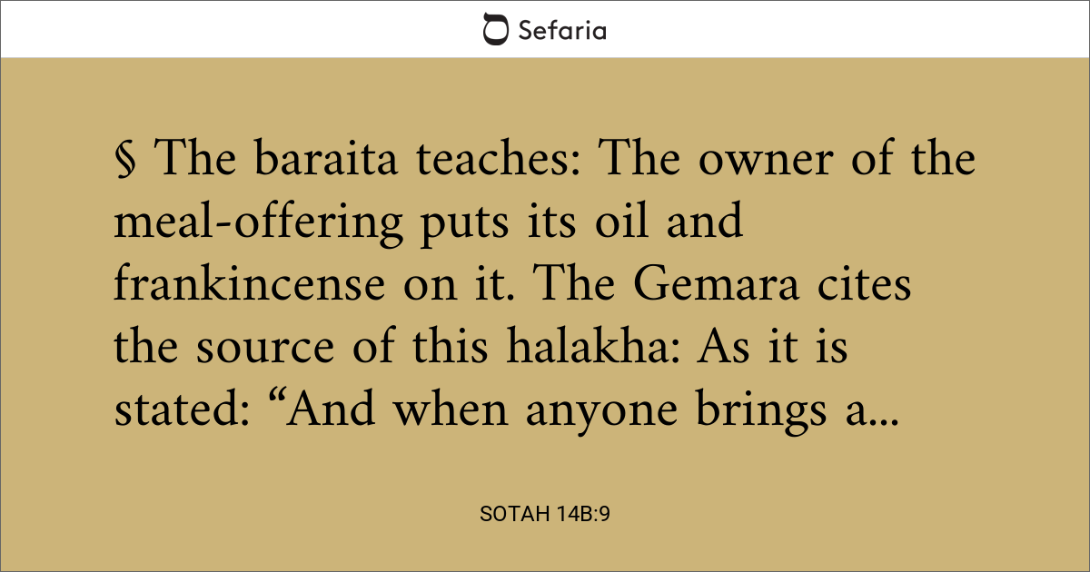 Sotah 14b:9