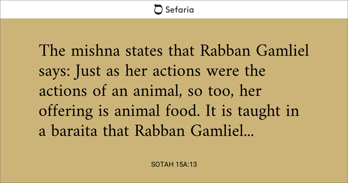 Sotah 15a:13