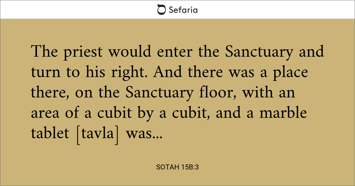 Sotah 15b:3