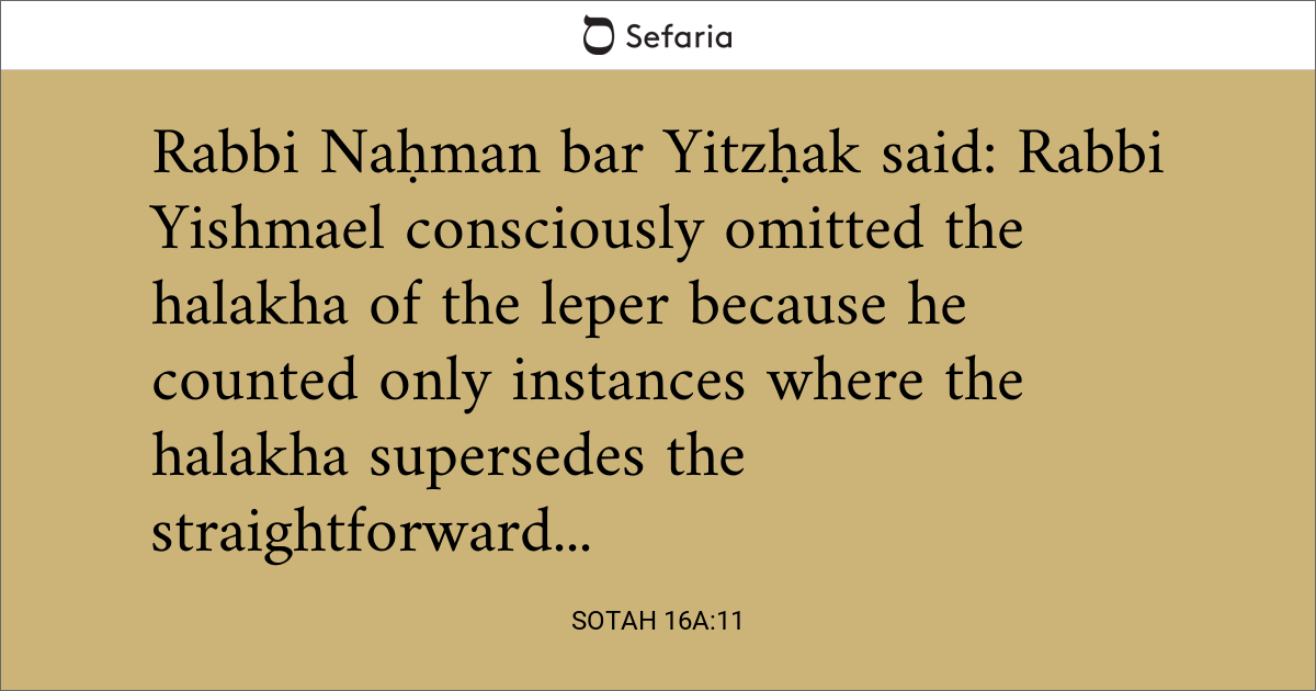 Sotah 16a:11